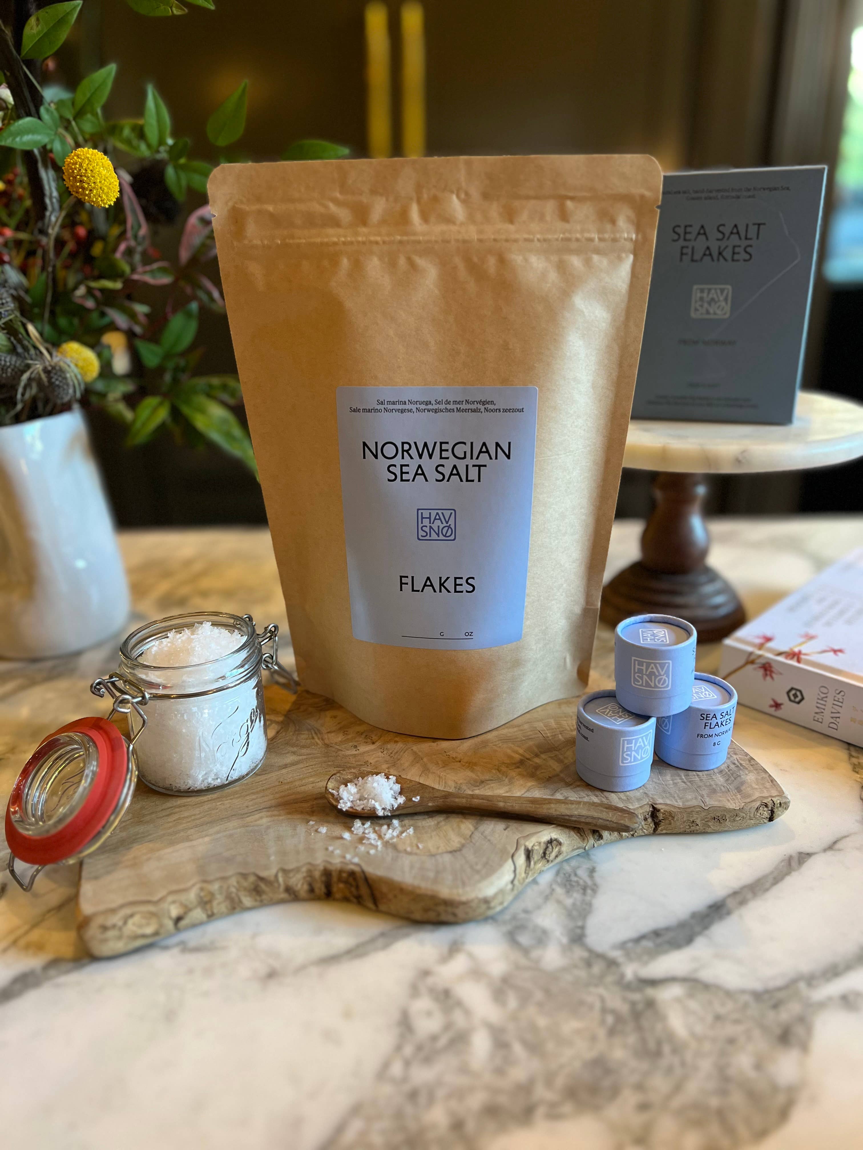 Norwegian Flake Salt 500g Chef's Bag – hoste