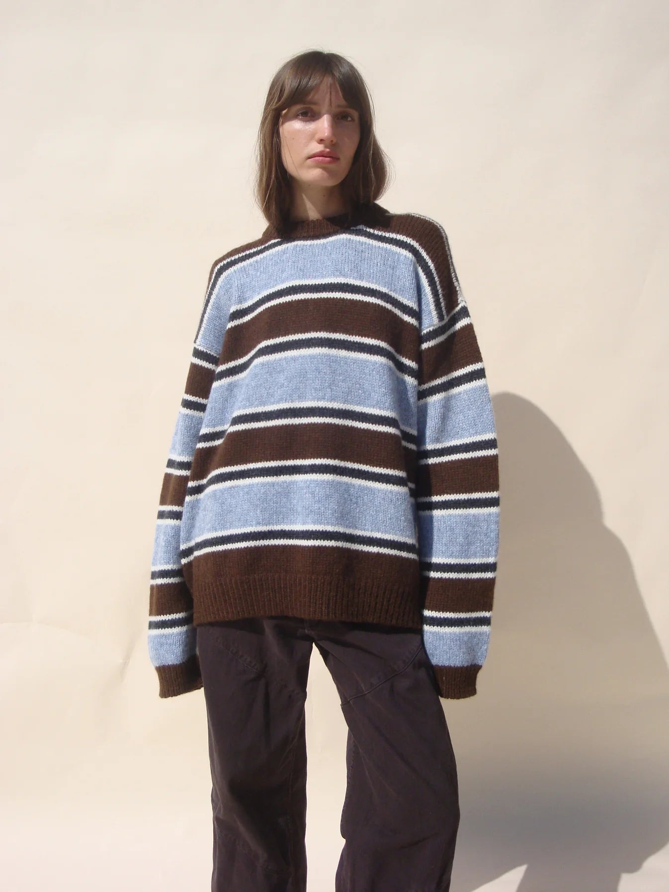 Sienna Striped Crew – hoste