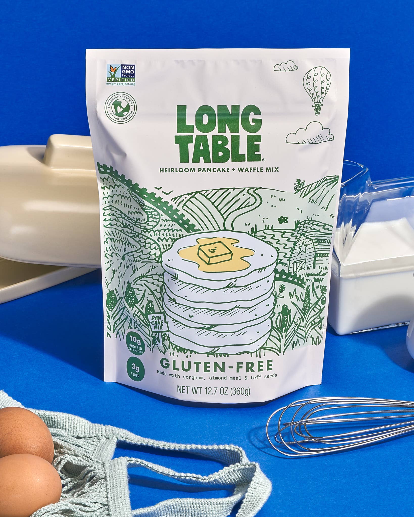 Gluten Free Heirloom Grain Pancake Mix